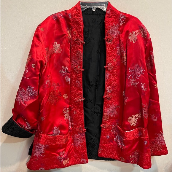 Vintage Asian China | Jackets & Coats | Vintage Reversible Asian Jacket ...